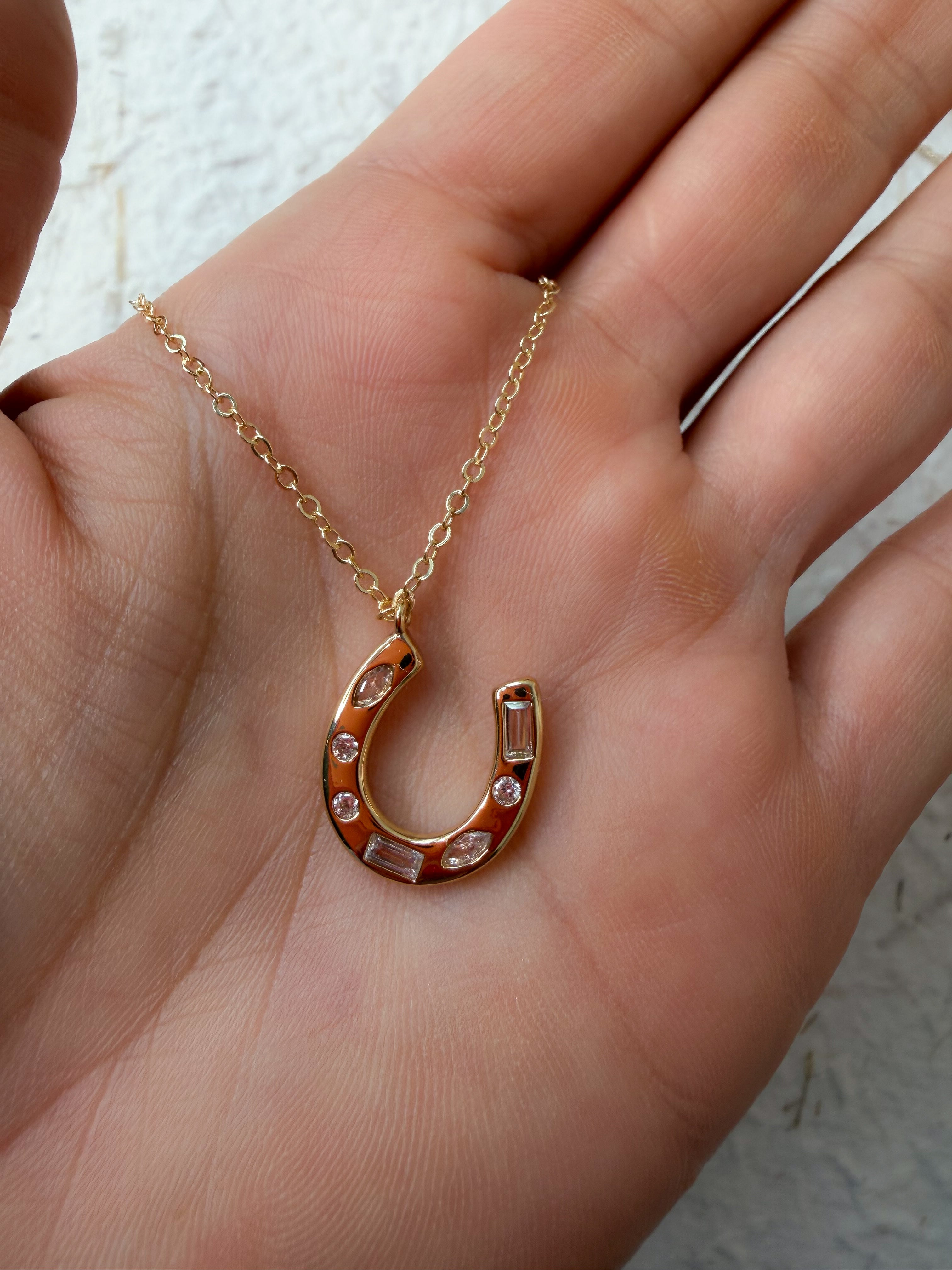 Lucky Horseshoe Necklace | Jugar N Spice