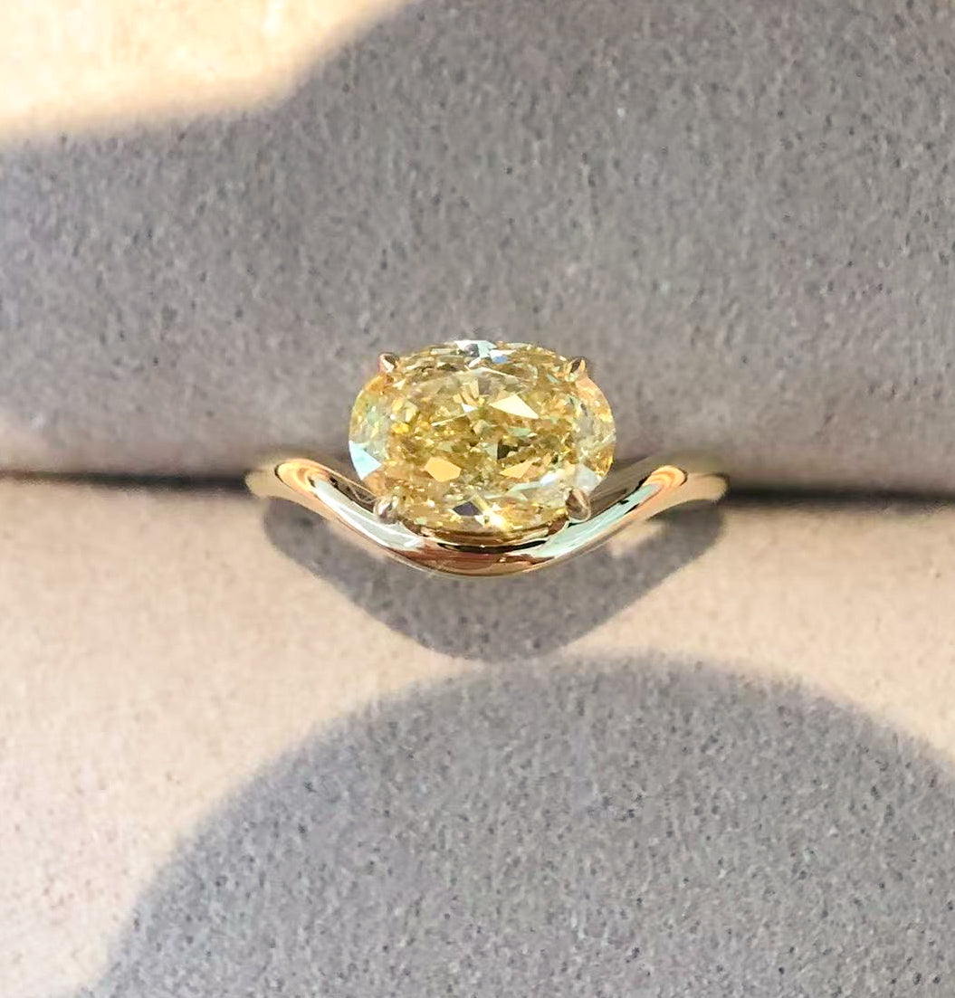 The Golden Lady M Pinky Ring | Jugar N Spice